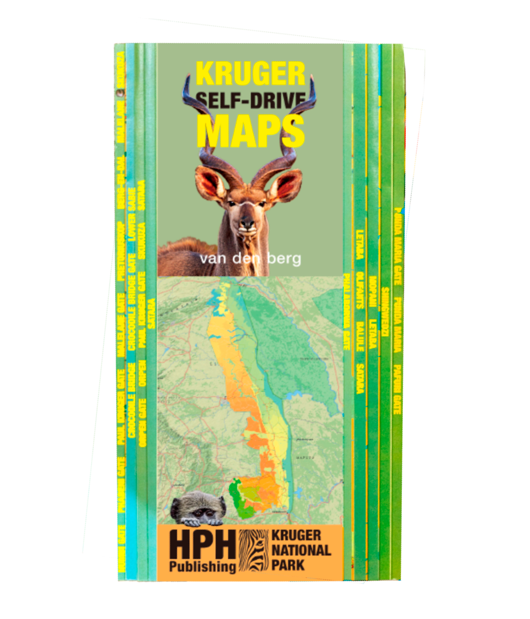 Kruger Self-Drive Fold-Out Map – HPH Publishing