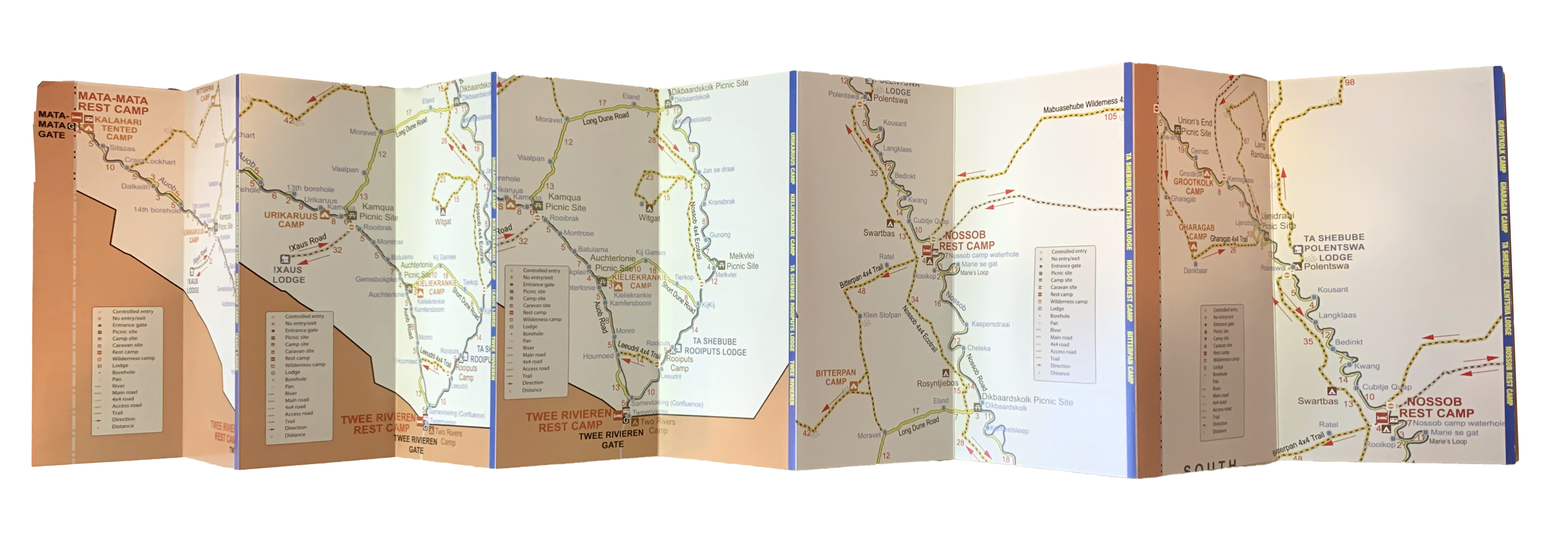 Kgalagadi Self-Drive Fold-Out Map – HPH Publishing